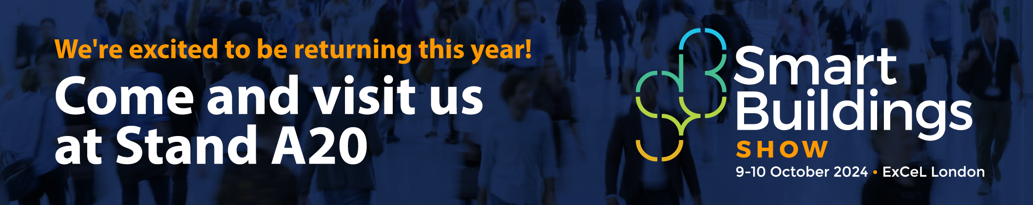 The Smart Buildings Show is fast approaching, will you be there?